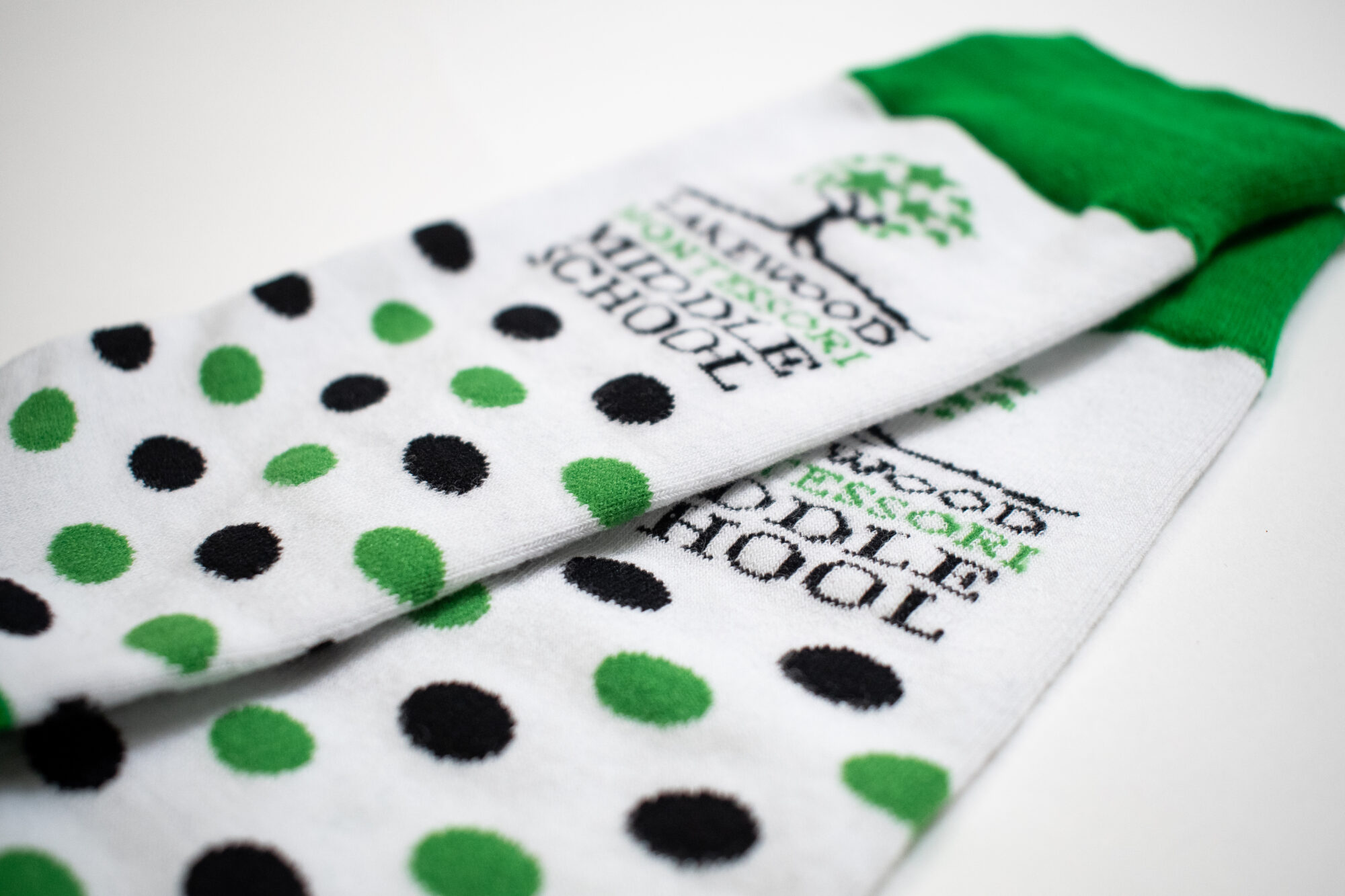 Custom Polka Dot Socks | Custom Sock Shop