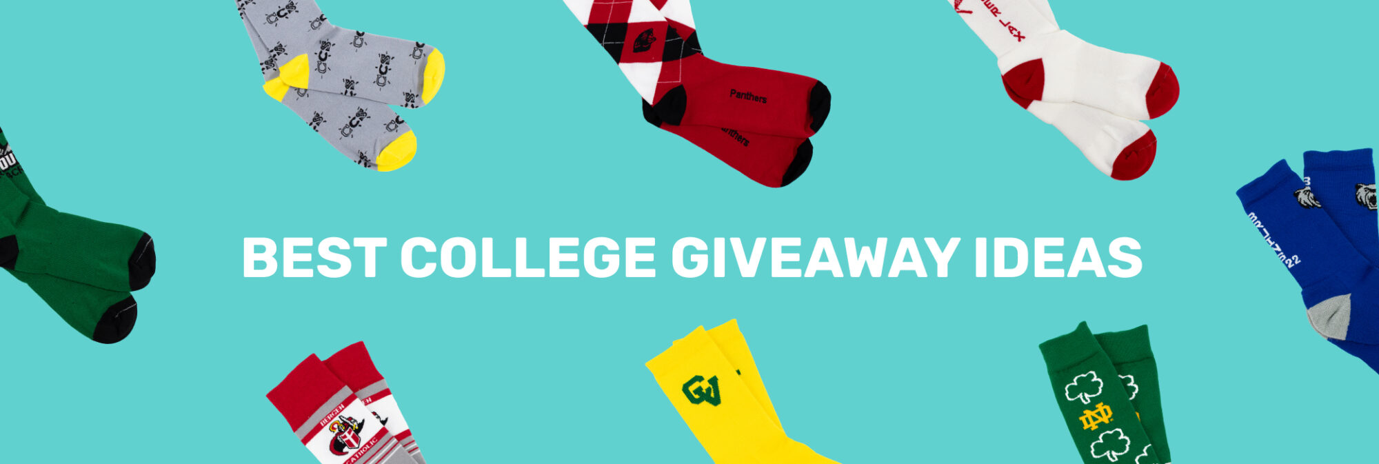 14 Best College Giveaways | Custom Sock Shop